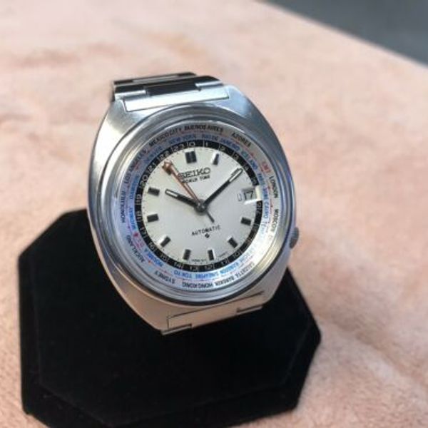 Seiko 6117-6409 World Time Vintage Automatic Men's Watch Caliber 6117B ...