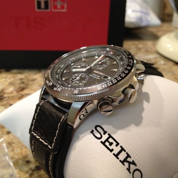 Price drop! FS: LNIB Seiko SSC009 Solar Flightmaster Chrono | WatchCharts