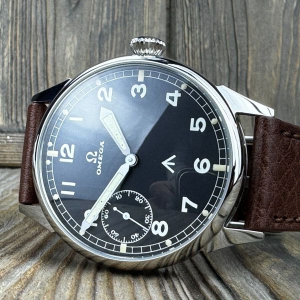 Omega pocket movement NEW CUSTOM Dial Multicolor WW2 Style Marriage ...