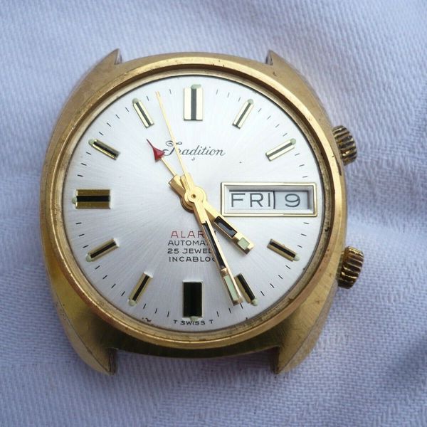Vintage Tradition Alarm watch cal. AS 5008 for parts | WatchCharts ...