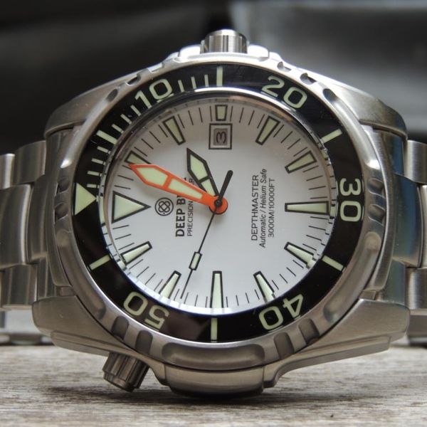 FS ONLY: Deep Blue Depthmaster 3000 White Dial $529 LET'S GET THIS SOLD ...