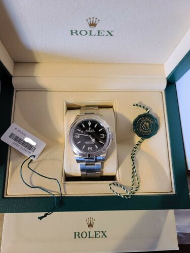 Rolex 214270 Explorer 39mm MKII Full Set. Warranty card,box,tags,orig ...