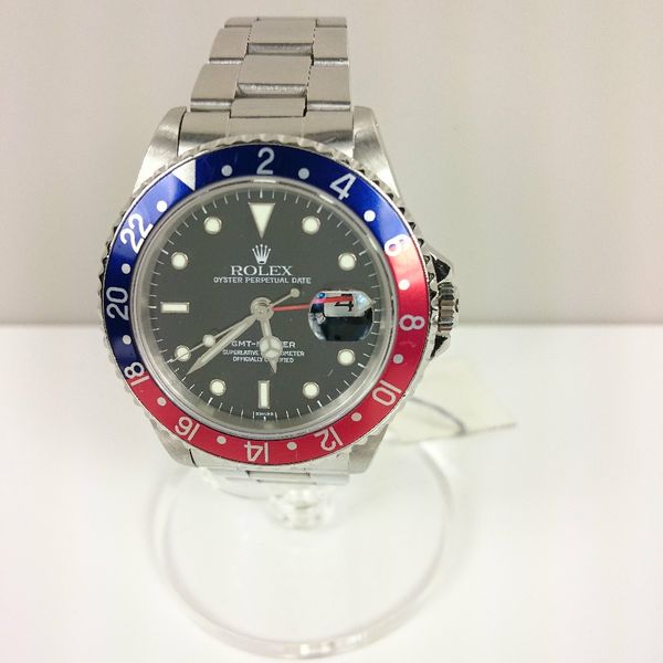 [Used] ROLEX GMT Master / SS / 40mm / Red / Blue Bezel / Analog ...