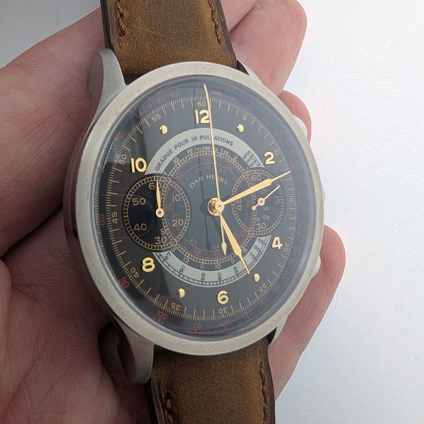 Dan Henry 1939 Chronograph Quartz Military-Style Watch - LNIB Full Kit ...