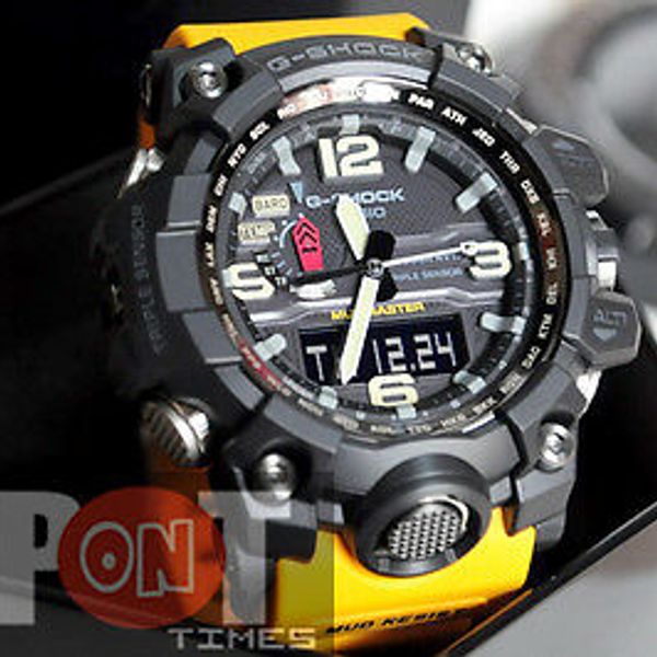Casio G-Shock MUDMASTER Tough Solar Triple Sensor Men's Watch GWG-1000 ...