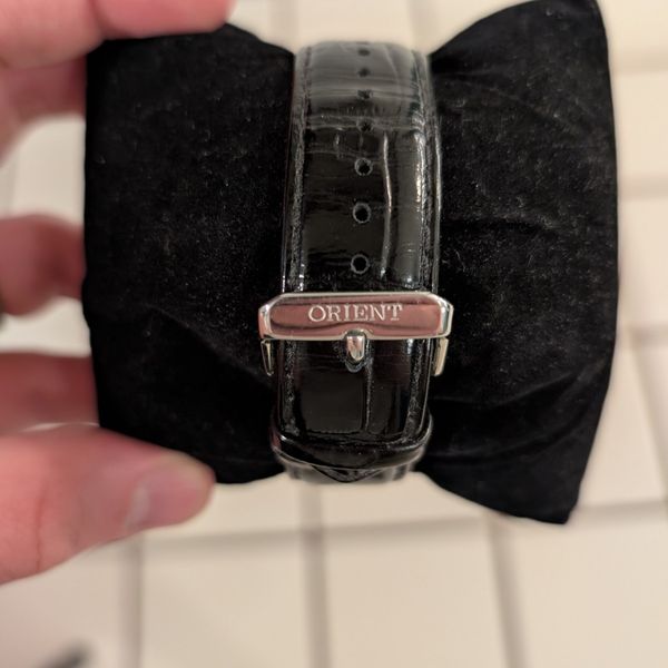 Orient Esteem II Black Open Heart Automatic FAG02004BO Men's Watch | WatchCharts Marketplace