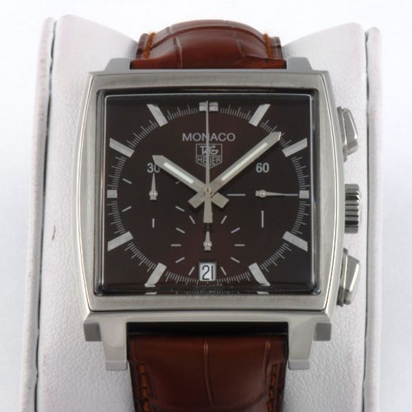 FS: TAG Heuer Monaco Chocolate brown dial | WatchCharts Marketplace