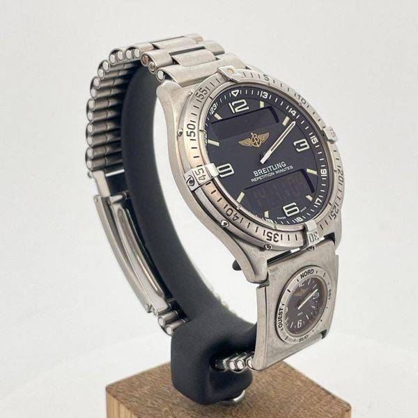 Breitling Aerospace Repetition Minutes Titanium Watch with Rare UTC ...
