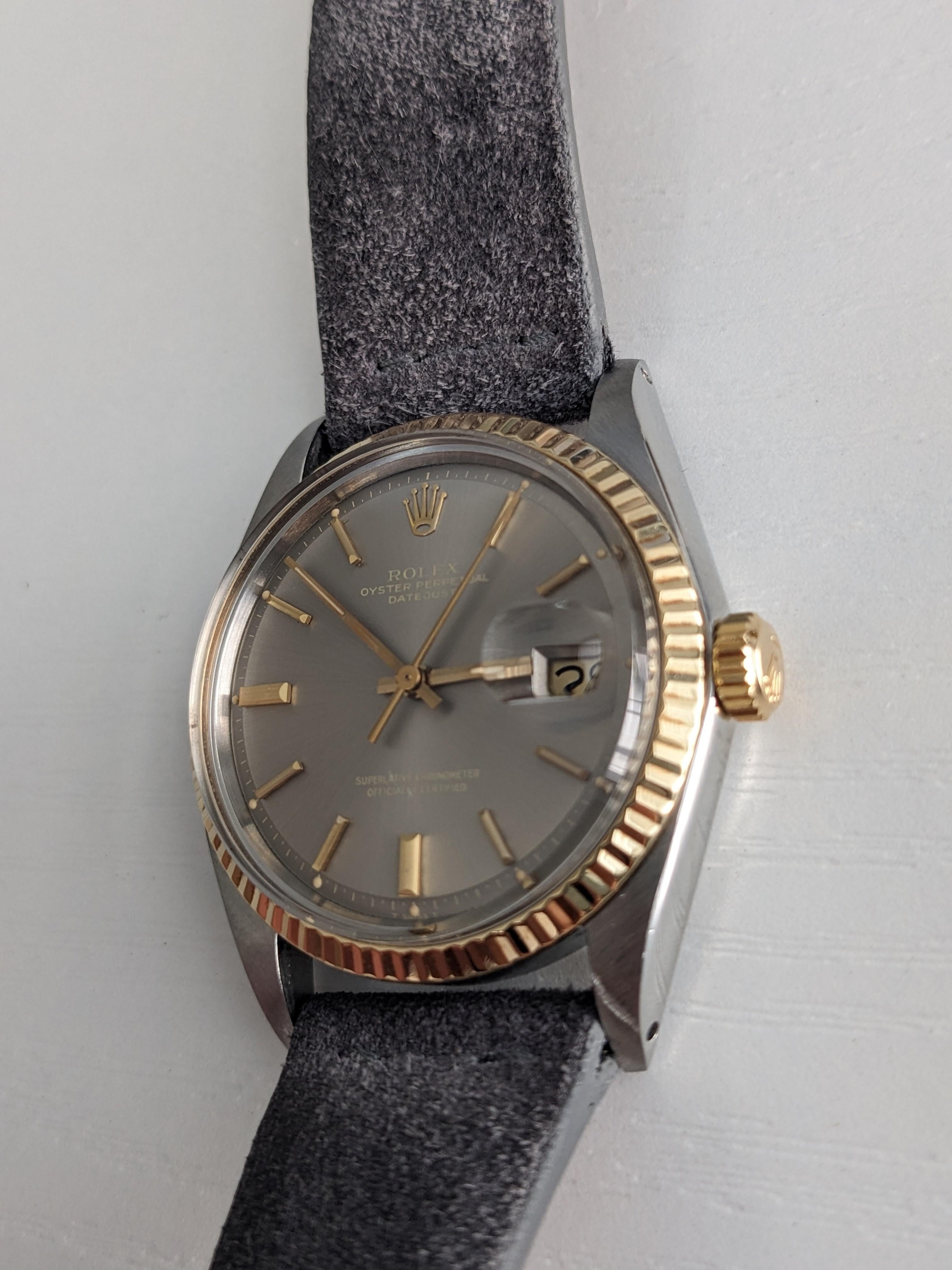 [WTS] Rolex Datejust 1601 - Ghost Dial Yellow Gold Bezel - $3599 ...