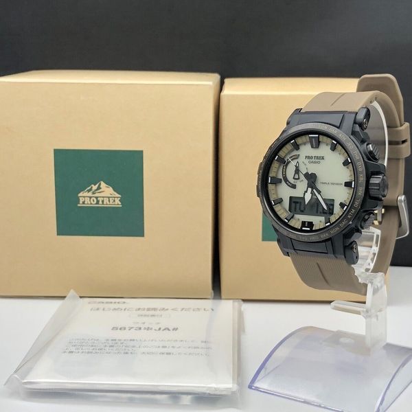 [MINT] CASIO PRO TREK PRW-61LD-5JF Climber Line Solar Radio Men Watch | WatchCharts Marketplace