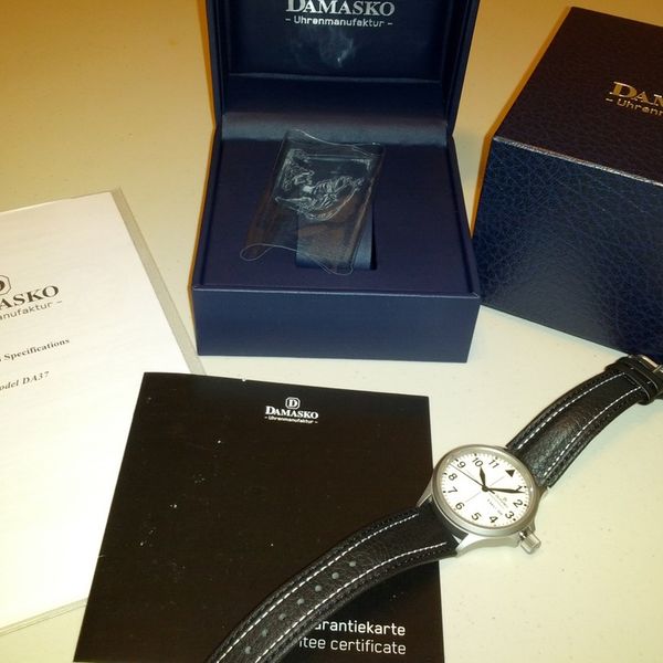 FS: Damasko DA37 (lume dial) SOLD | WatchCharts Marketplace