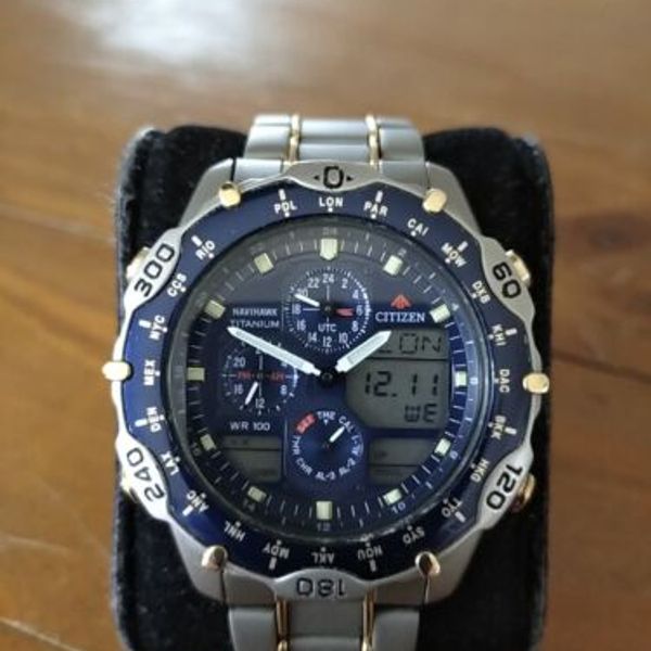 Citizen Navihawk, Full Set Titanium, C300 | WatchCharts Marketplace