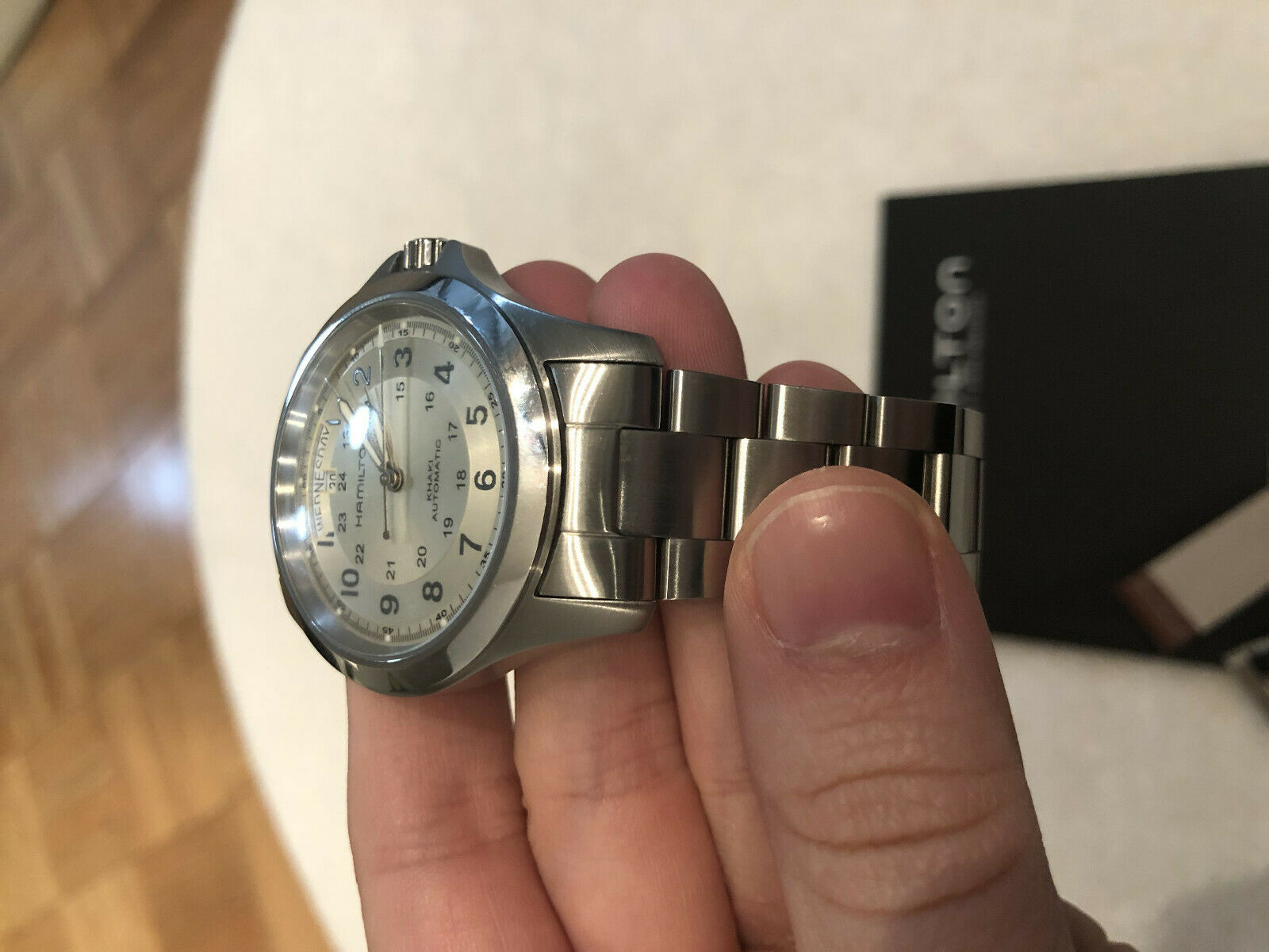 Hamilton Khaki Field King Automatic Silver Dial Men's Watch H64455523 ...