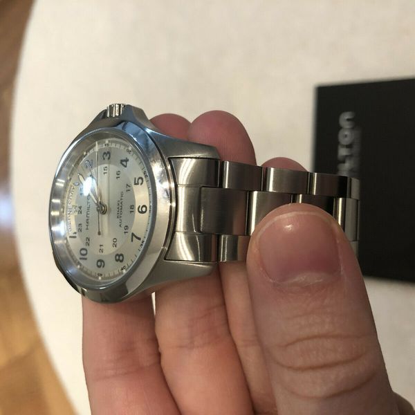 Hamilton Khaki Field King Automatic Silver Dial Men's Watch H64455523 ...