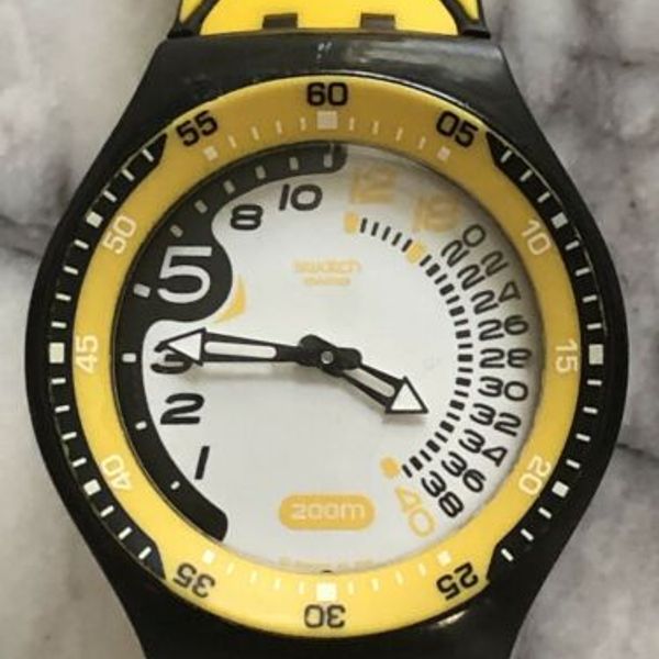 SWATCH FUN SCUBA - SUGB105 TOURNESOL ON OCEAN - RARE SWATCH | WatchCharts