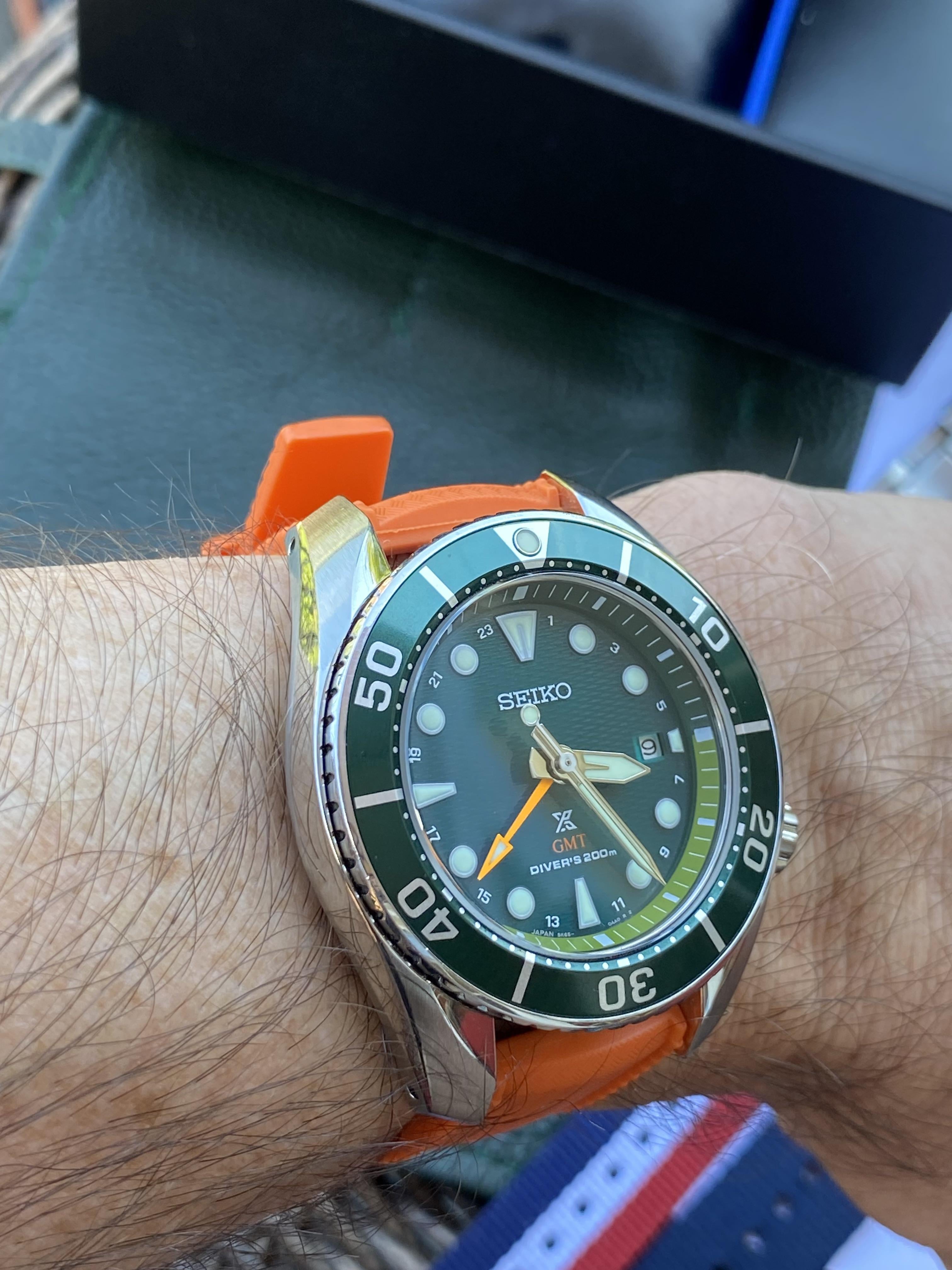 [WTS] Seiko Prospex Solar GMT Green Dial SFK003J1, Full Kit/Box/Outer ...