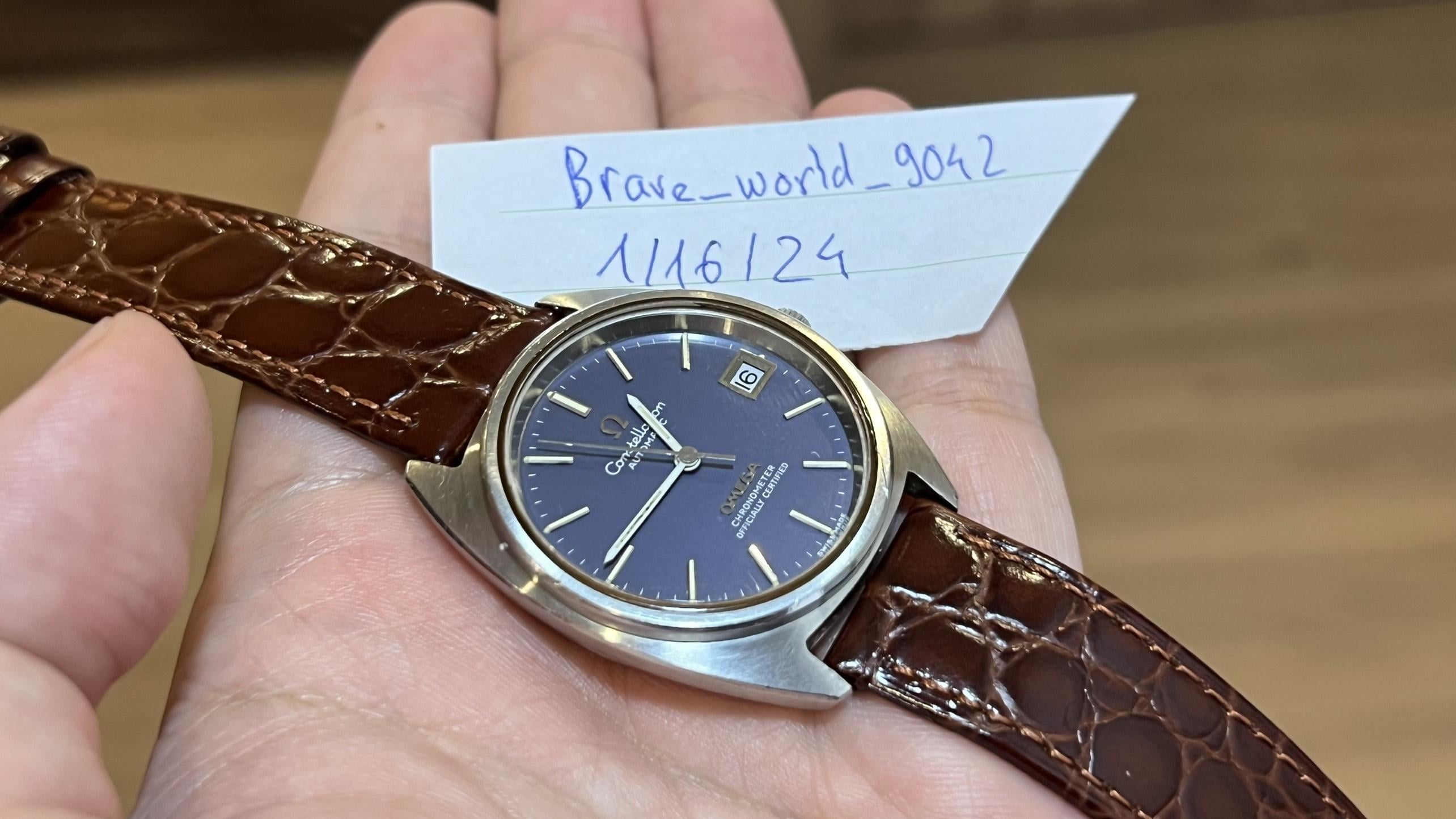 [WTS] 1972 Omega Constellation Ref. 168.0056 Cal. 1011 Original BLUE ...