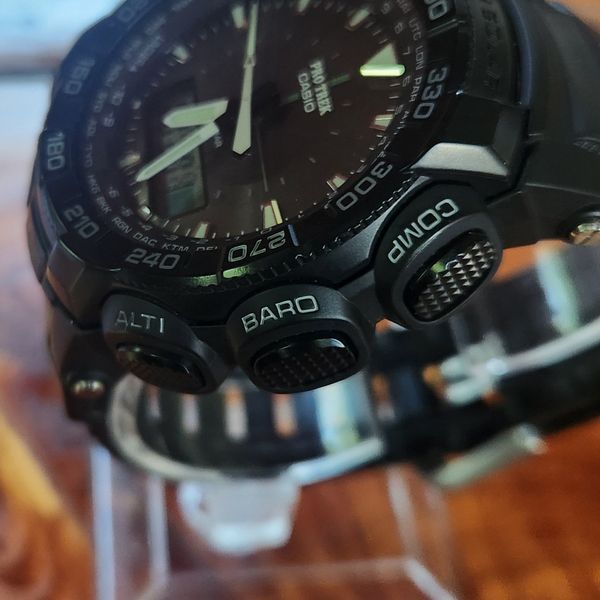 Casio Men's Protrek PRG-550 Watch 48mm Tough Solar Digital Analog with ...