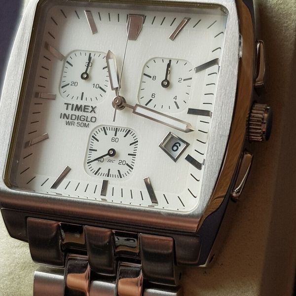Timex "Monaco" Chronograph T22202 Indiglo watch 5 ATM | WatchCharts ...