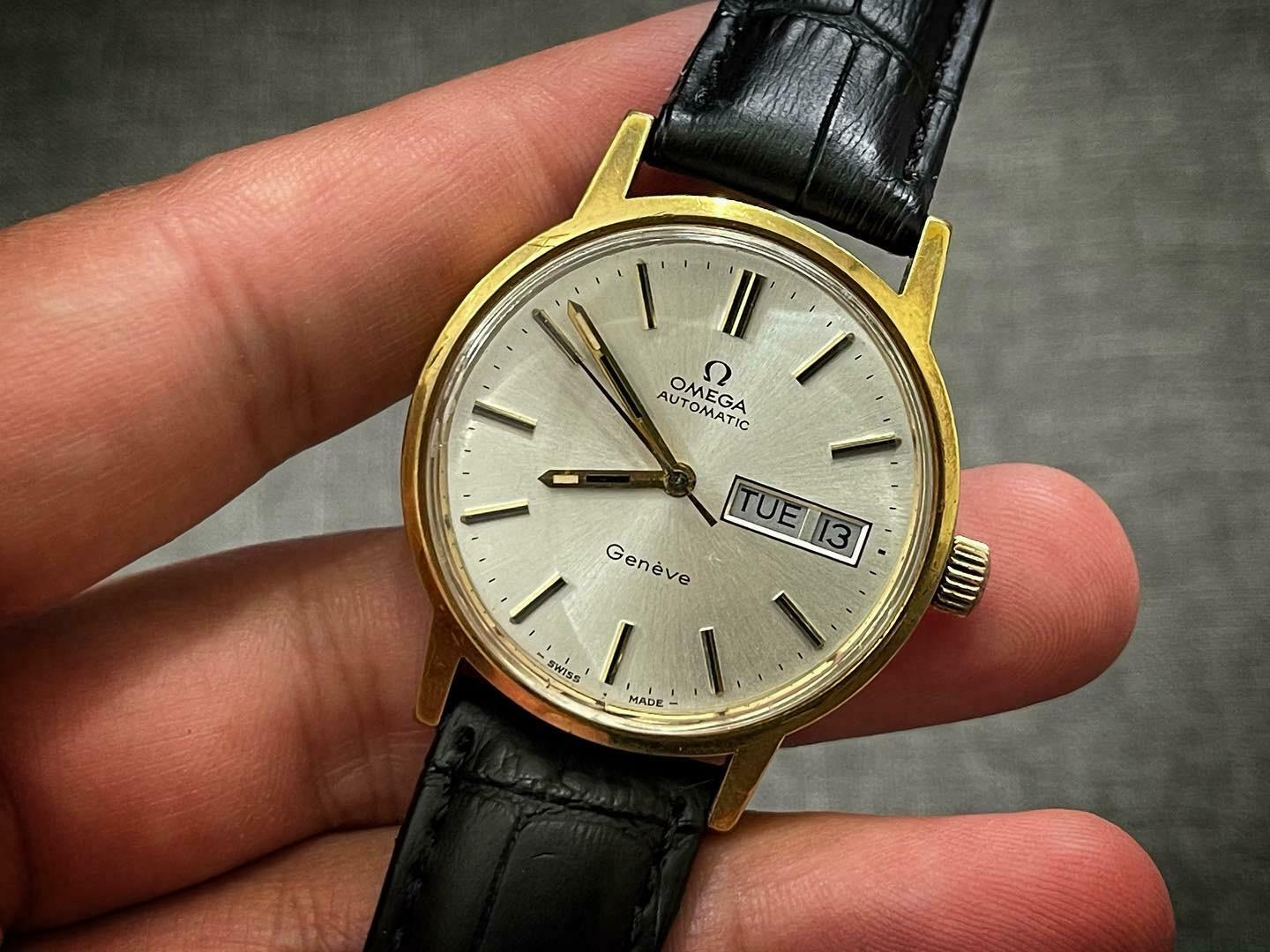 Omega Geneve automatic 166.0117 stainless steel gents watch 35MM ...