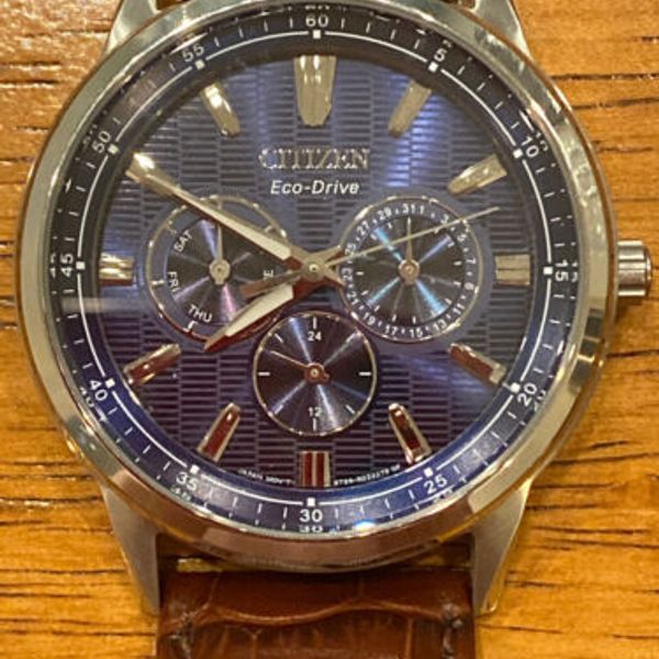 Citizen Eco-Drive Mens Watch Leather Strap 8729-R008978 | WatchCharts