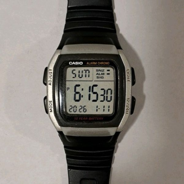 Casio W-96H (3239 Module) Digital Watch - Fully Working c/w Manual ...