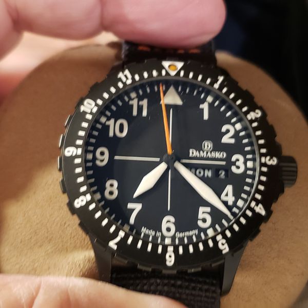 FS: Damasko DA42 Black with unused original strap and an Erika strap ...