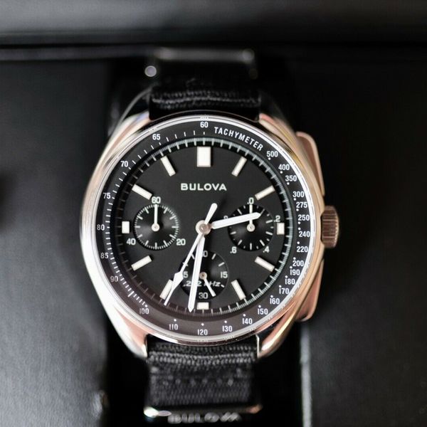 Bulova Chronograph Lunar Pilot Archive Series 96A225 Men's Watch ...