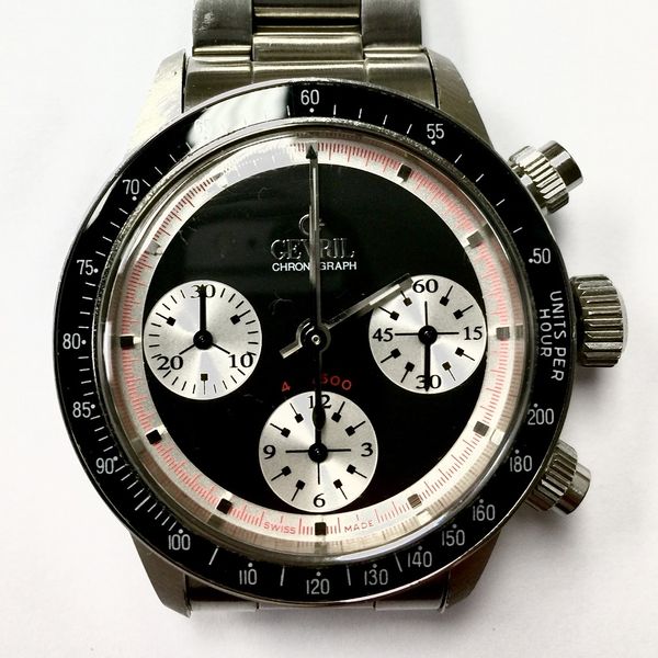 FS: Gevril Tribeca Reverse Panda Chronograph R004/1 Paul Newman ...