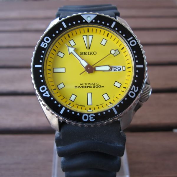 FS: Seiko SKXA35 yellow diver | WatchCharts