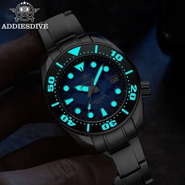 addiesdive AD2102 automatic dive watch seiko nh35 movement sumo diver ...