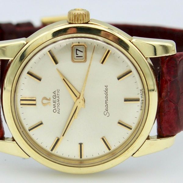 Vintage 1963 Omega Seamaster Date Watch Automatic Men's 166.009 Cal ...