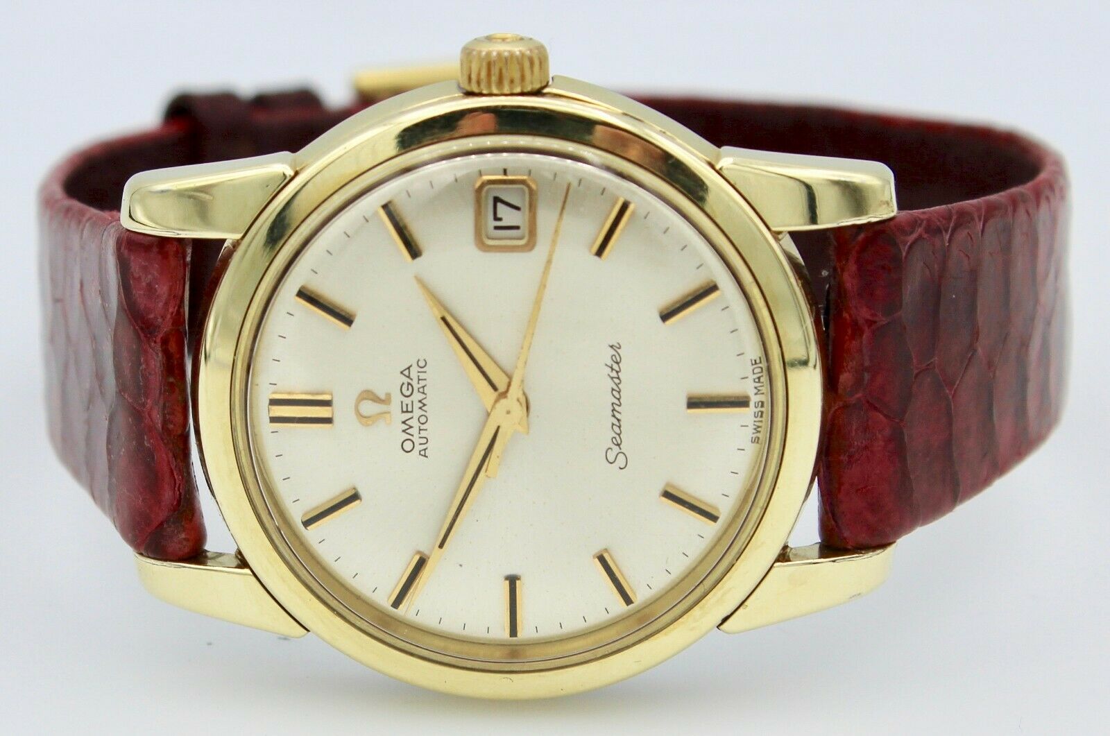 Vintage 1963 Omega Seamaster Date Watch Automatic Men's 166.009 Cal ...