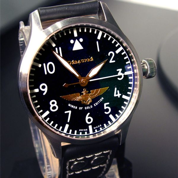DeBaufre NAV-B Pilot watch "Wings of Gold" edition | WatchCharts ...