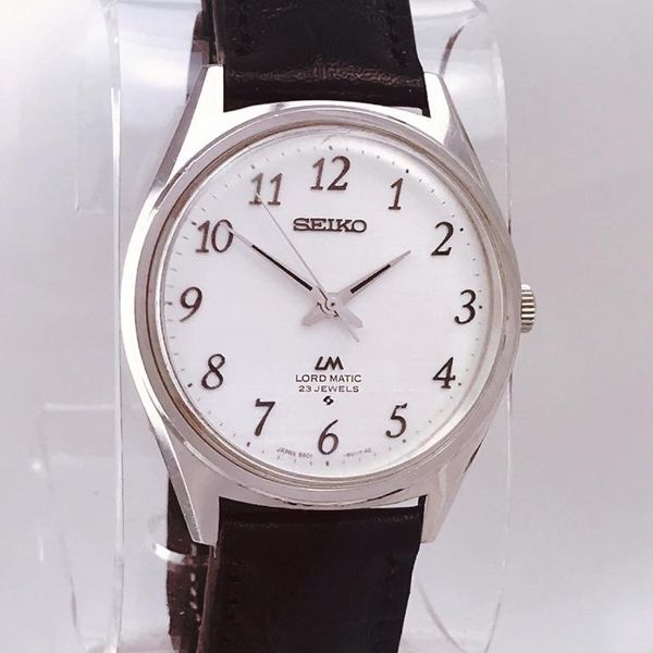 1969 SEIKO LORD MATIC 23 JEWELS Automatic 5601A Men's Wrist Watch JAPAN ...