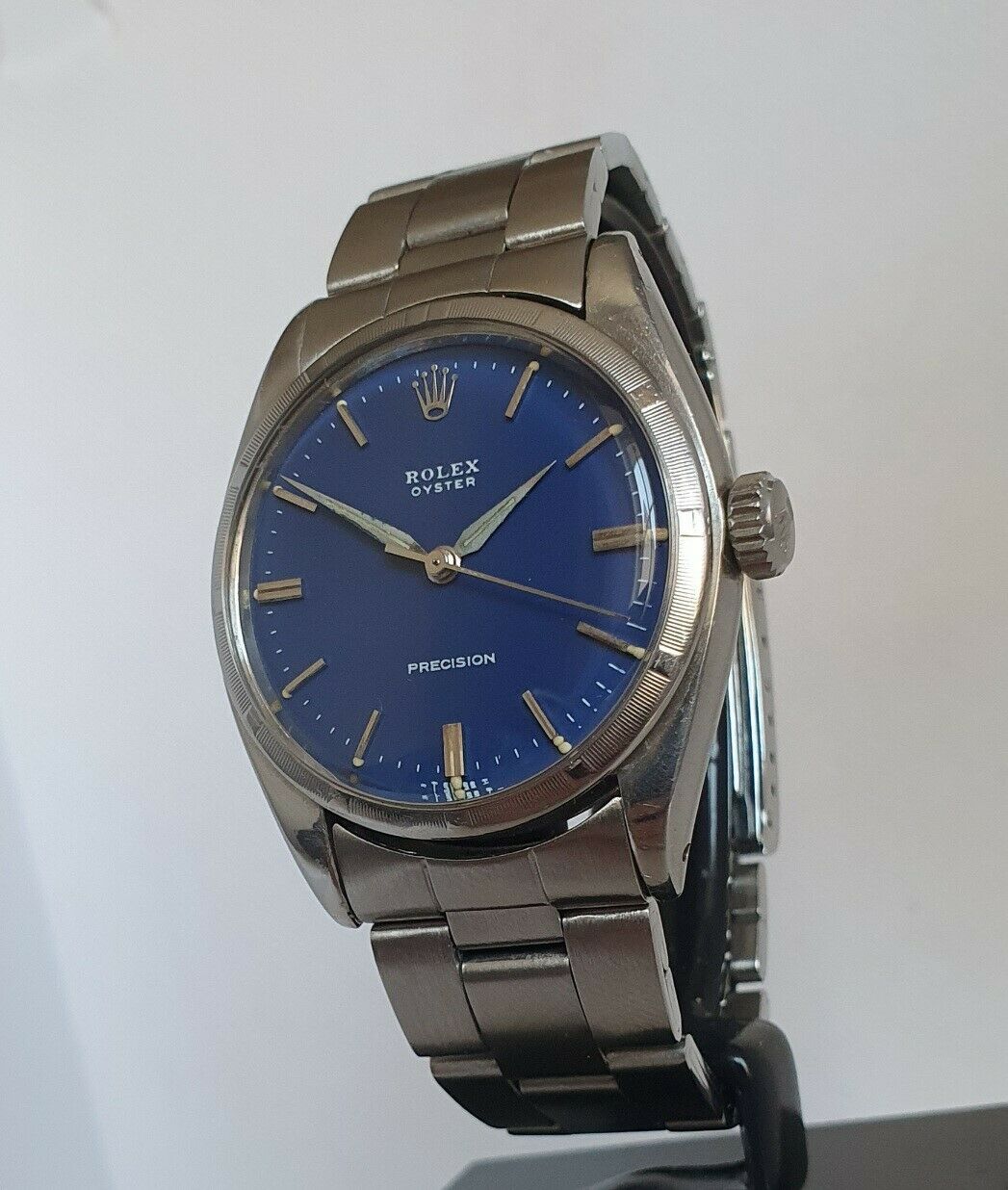 Rolex Oyster Precision - Vintage- Blue Dial- Ref. 6427 - No reserve ...