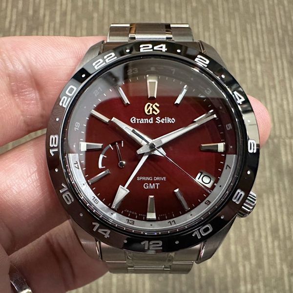 Like New Jun 24 Grand Seiko GS Spring Drive GMT Hotaka Summer Red ...