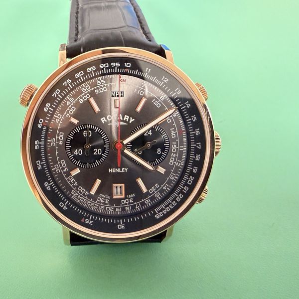 New Mens/ Gents Rotary â Henleyâ Quartz Chronograph BNIB GS05237/20 RRP ...