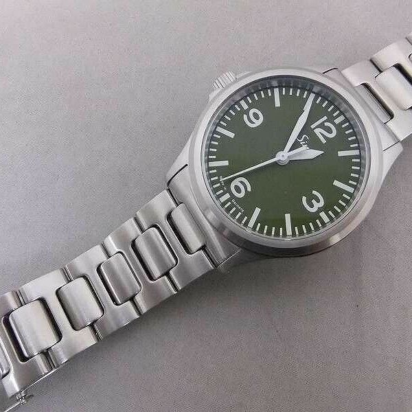 Sinn 556 Green Automatic Left Hand Crown Stainless Steel Men's Watch ...