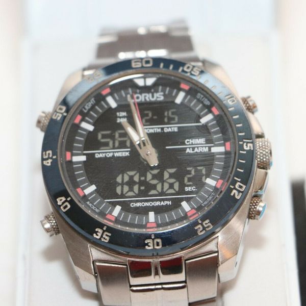 LORUS WATCH BY SEIKO MENS Z021-X006 ANALOGUE & DIGITAL | WatchCharts