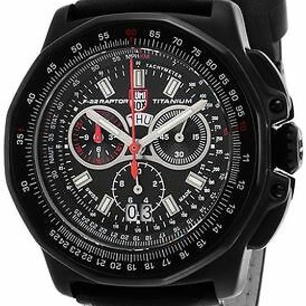 LUMINOX 9278 F-22 RAPTOR TITANIUM LOCKHEED MARTIN COLLECTION SELF NIGHT ...