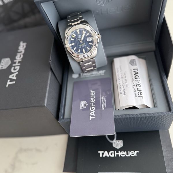 TAG Heuer aquaracer calibre 5 automatic 41mm , WBD2112.BA0928 ,Receipt ...
