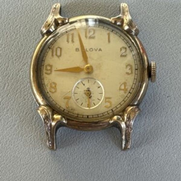 Vintage Bulova 10BM 17 Jewels Menâ s Watch USA New York 10k Rolled Gold ...
