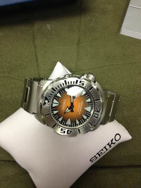 FS Seiko SRP307 with Orange Sunburst Dial | WatchCharts