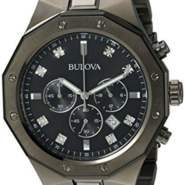 Bulova Bulova Men's Quartz Stainless Steel Casual Watch, Color: Gray ...