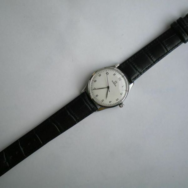 Omega big 37,3 mm. steel ref.2256-4C Jumbo cal.283 men's vintage wrist ...