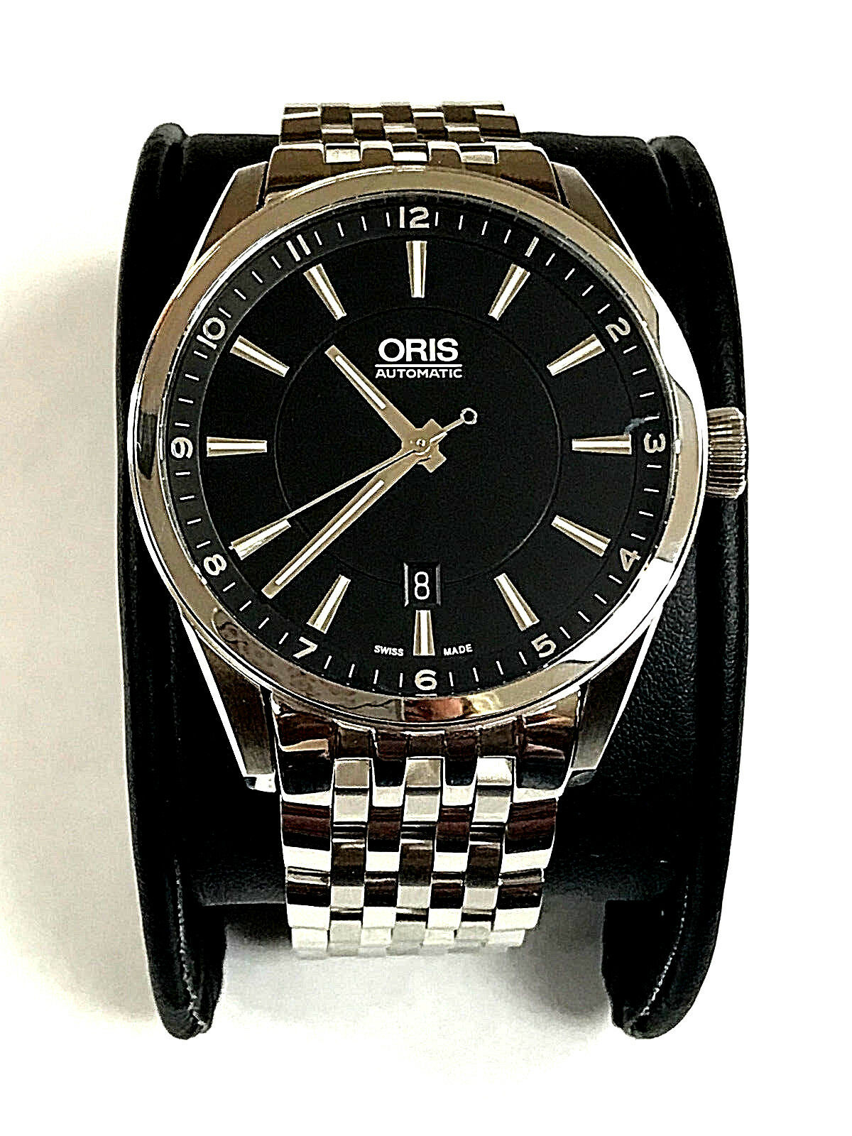 Oris 7642B Artix Date Automatic Black Dial Stainless Steel Men's Watch ...