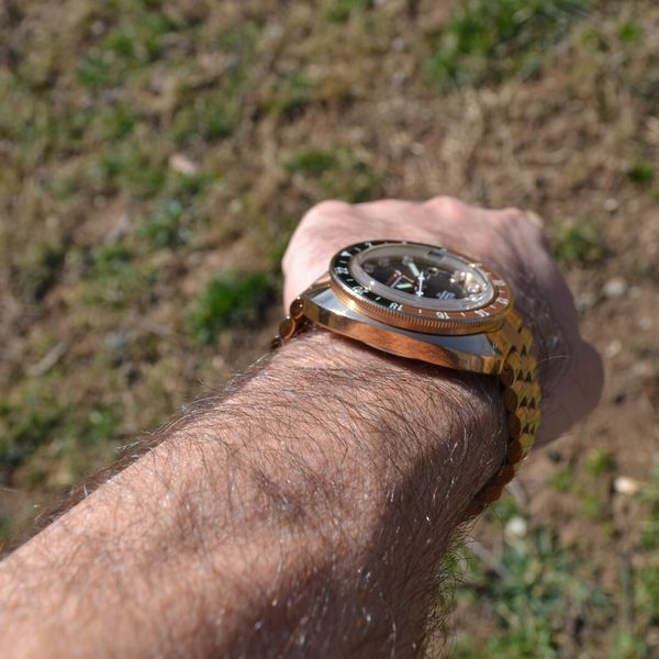 Bulova 97B215 Oceanographer Devil Diver 41mm Rose Gold-Tone Stainless ...