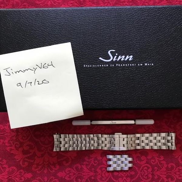 [WTS] Sinn Fine Link (5 Link) Bracelet for Sinn 556 Watch | WatchCharts ...