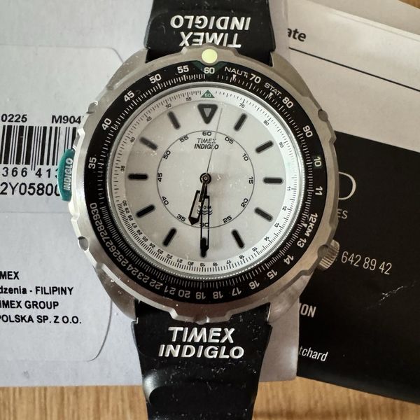 Timex 1995 Intrepid Reissue 46mm Synthetic Rubber Strap Watch ...